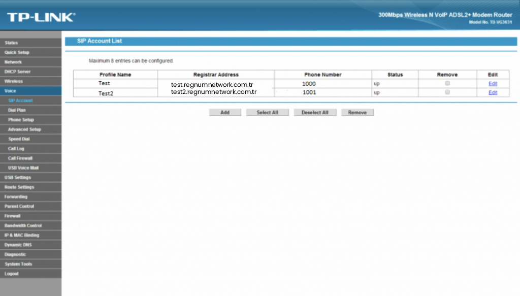 TP Link Wireless-N VoIP Modem Kurulumu - Regnum Network